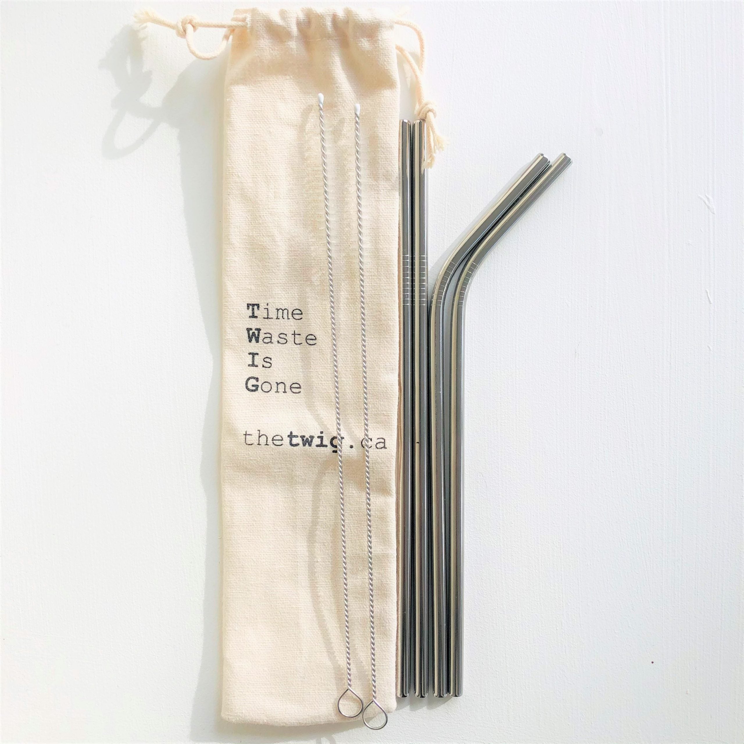 Stainless Steel Straw Set | Plastic-Free Straws | Zero-waste Straws ...